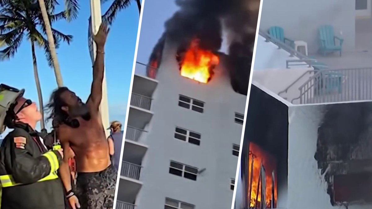 Video shows fire at high-rise apartment on Hollywood Beach – NBC 6 ...