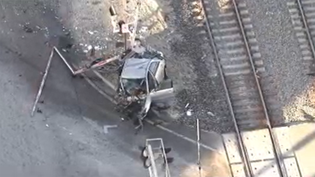 Person hurt after Brightline train hits car in North Miami Beach – NBC ...