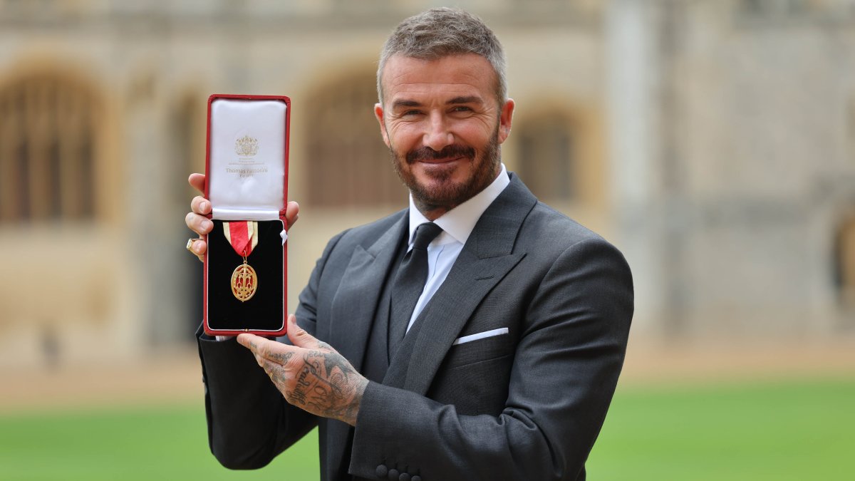 Soccer star David Beckham is knighted by King Charles III – NBC 6 South ...
