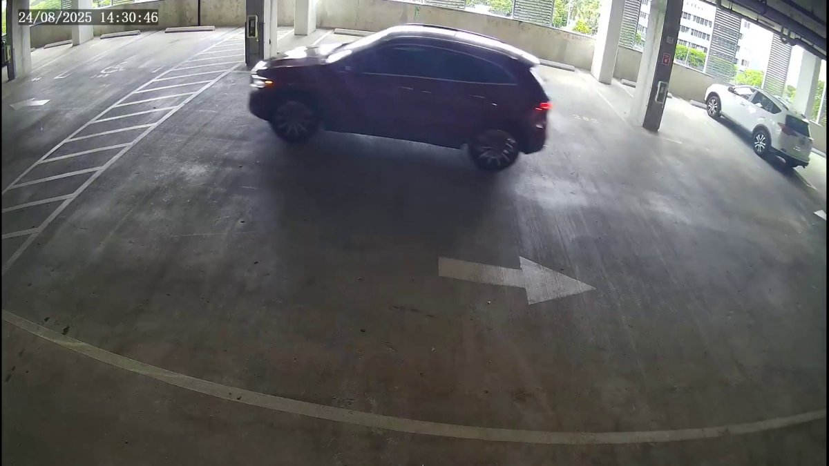 RAW: Surveillance shows SUV run over foot model in Aventura parking ...
