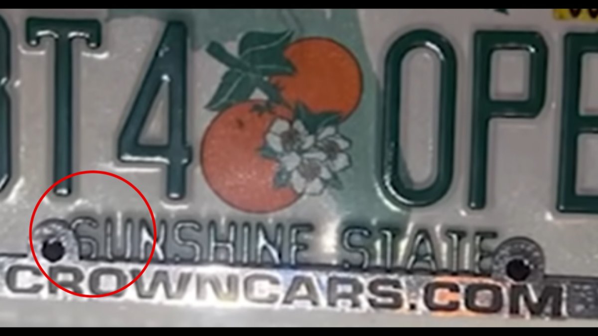 Man wrongfully arrested over Florida license plate frame – NBC 6 South ...