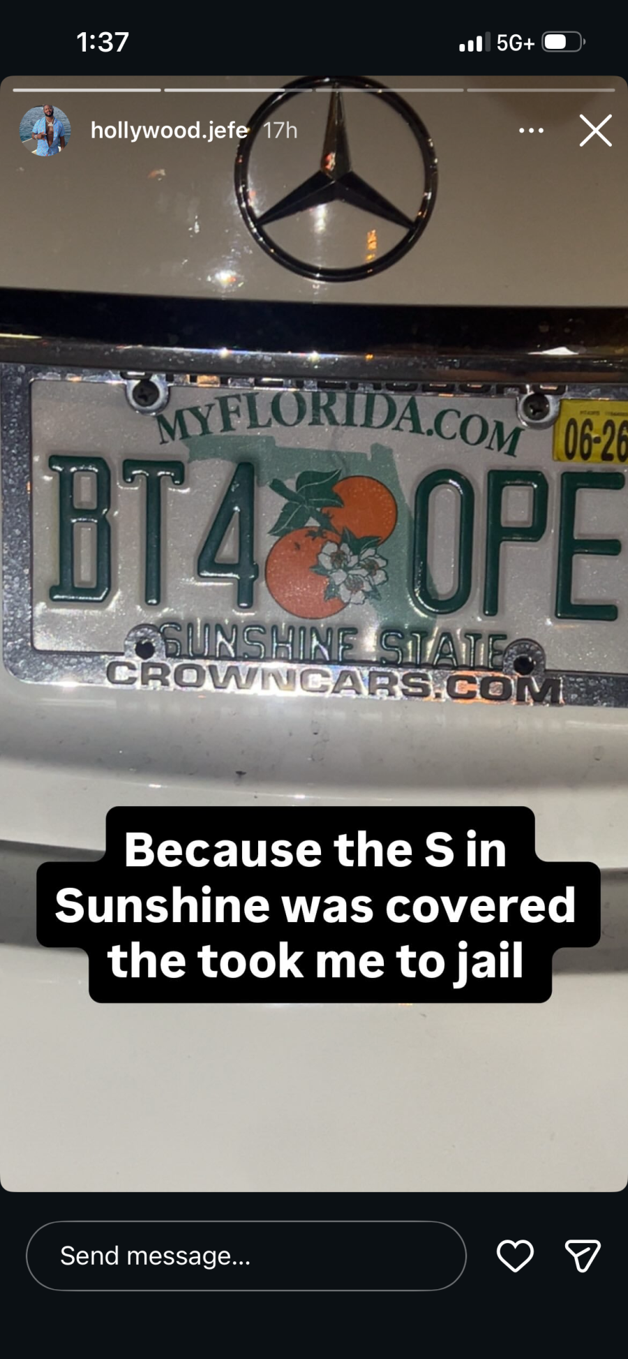 Man wrongfully arrested over Florida license plate frame – NBC Bay Area