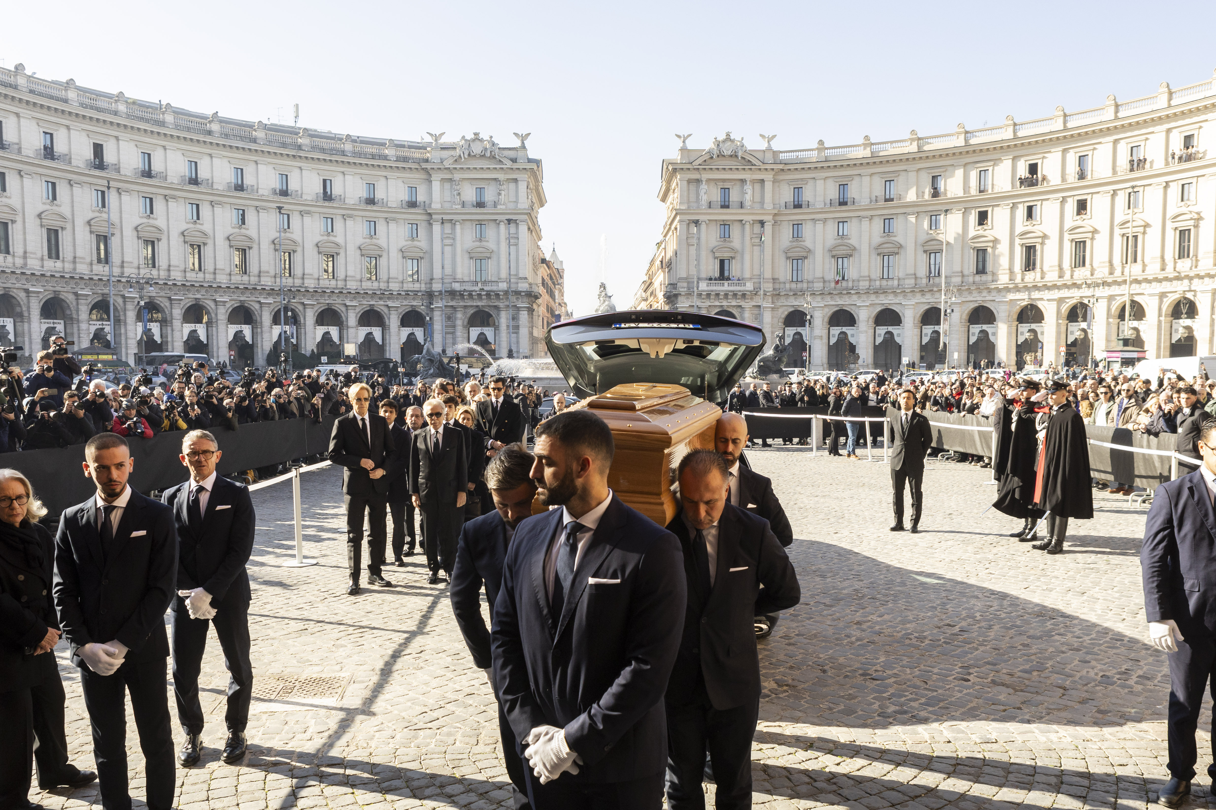 Hollywood and fashion stars attend Rome funeral for Valentino – NBC 6 ...