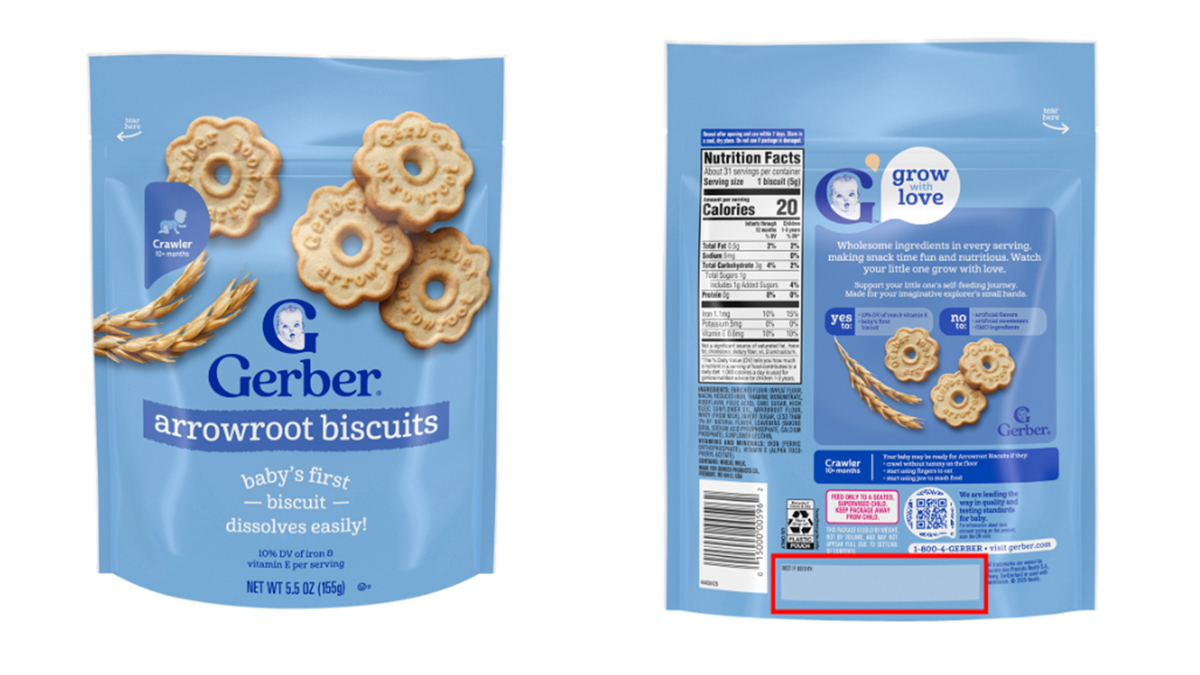 Gerber recalls Arrowroot Biscuits over possible contamination – NBC 6 ...