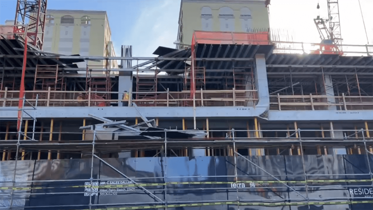 4 injured in scaffolding collapse at West Palm Beach construction site ...