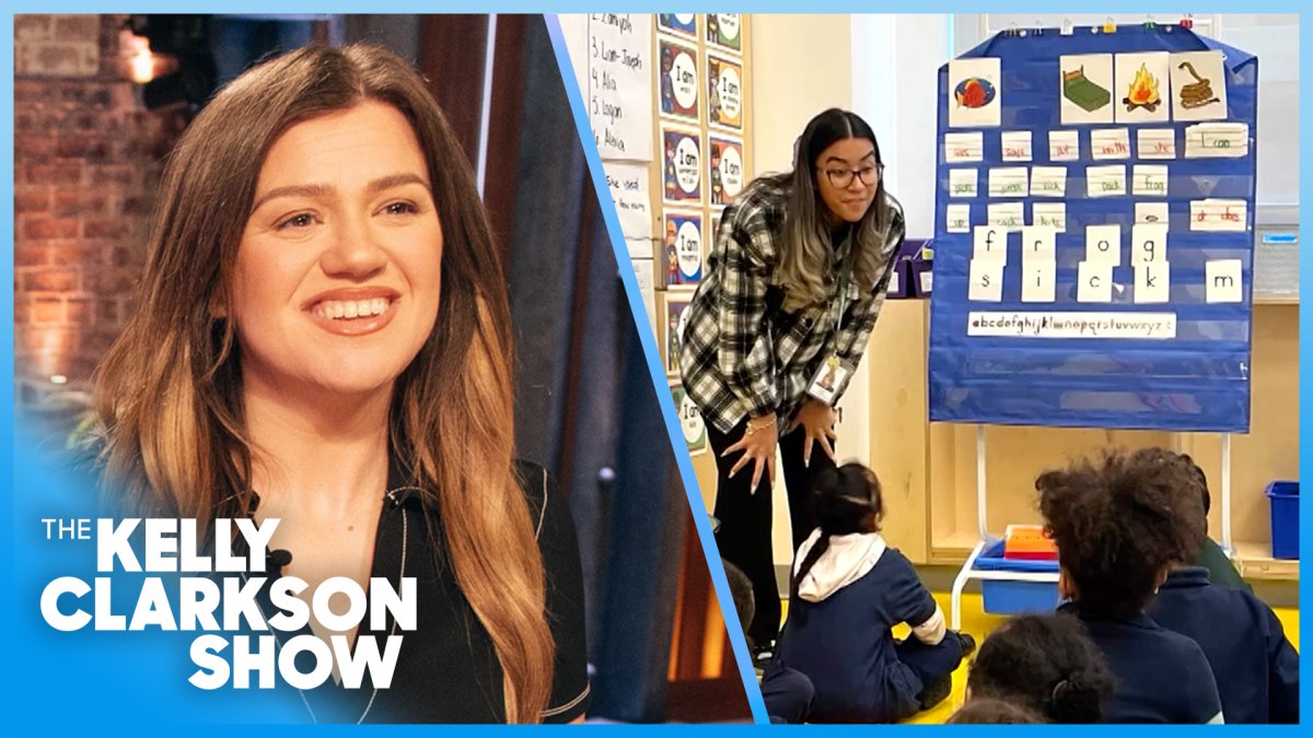 Kelly Clarkson surprises literacy nonprofit building next generation of ...