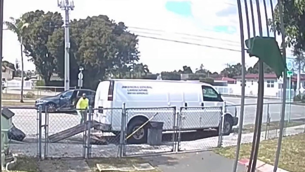 Video shows ‘dumb crook’ getting stuck in van after trying to steal ...
