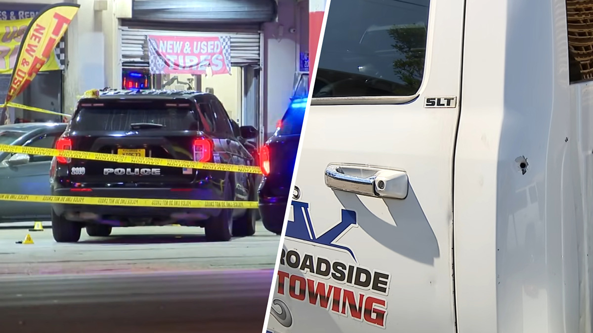 Tow truck riddled with bullets in apparent shooting at Opa-locka gas ...