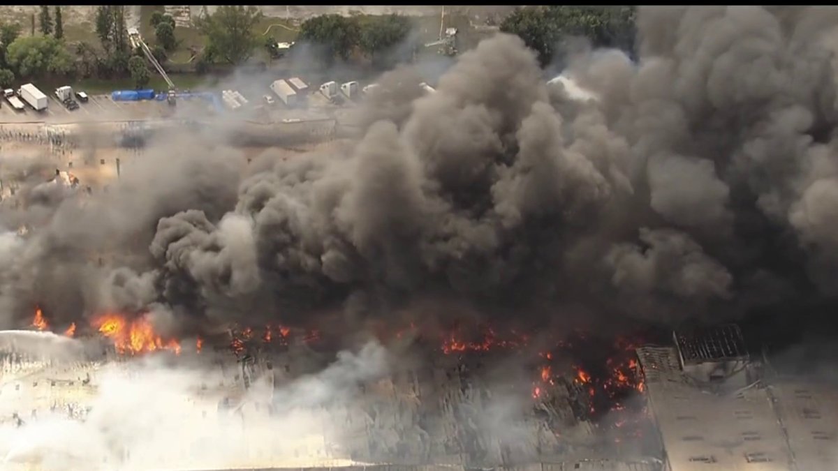 Massive fire engulfs warehouse in northwest Miami-Dade – NBC 6 South ...