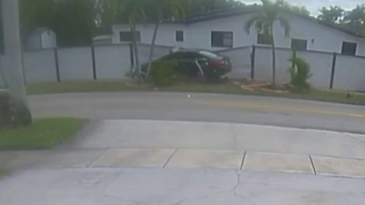Video captures crashing end of police chase in Hialeah – NBC 6 South ...