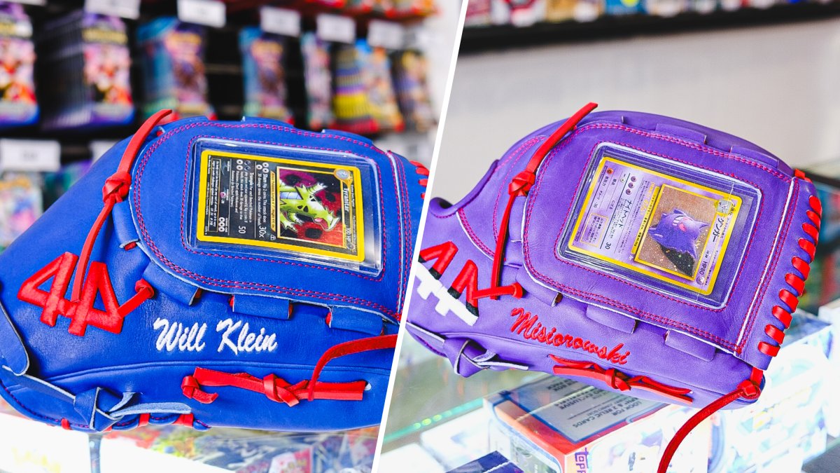 New baseball gloves let MLB pitchers show off Pokémon cards – NBC 6 ...