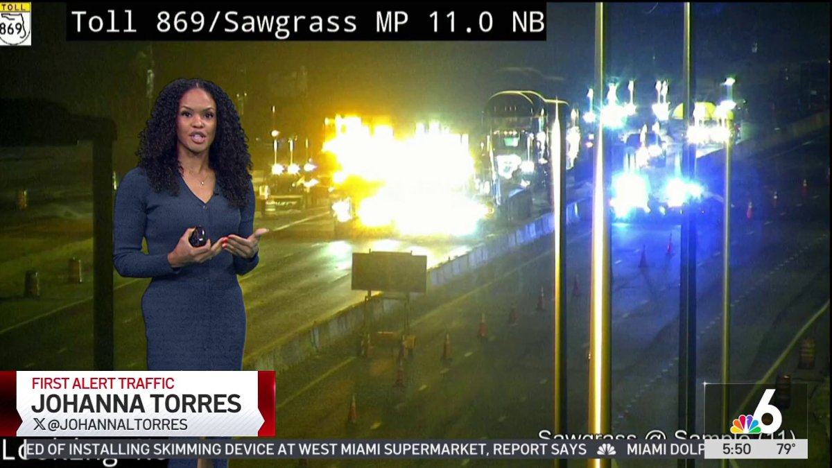 Crash on Sawgrass Expressway shuts down southbound lanes at Sample Road ...