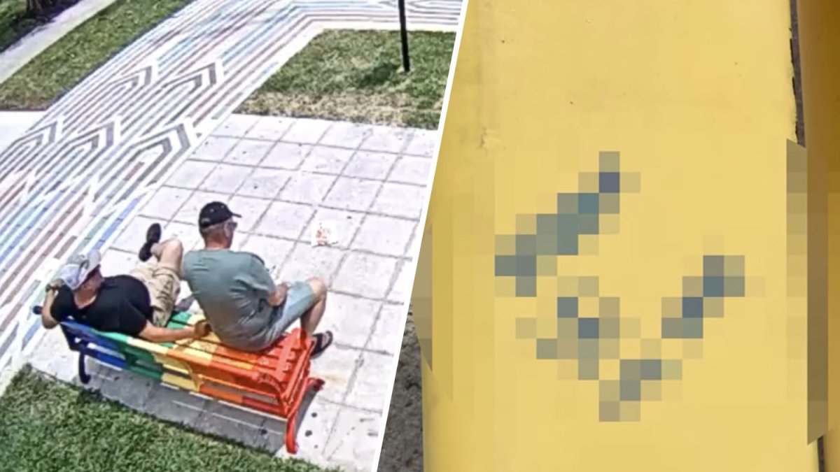 Men arrested for defacing Miami Beach pride bench with antisemitic ...