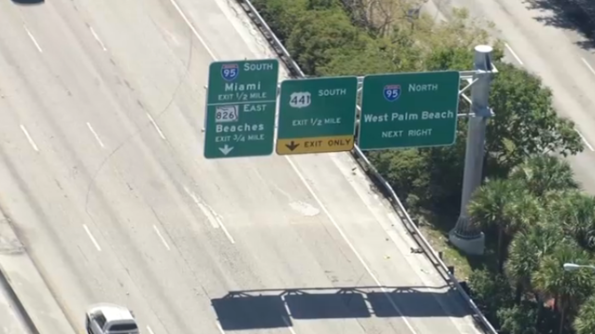 New ramp opens, connects Palmetto Expressway to I-95 in Miami-Dade ...
