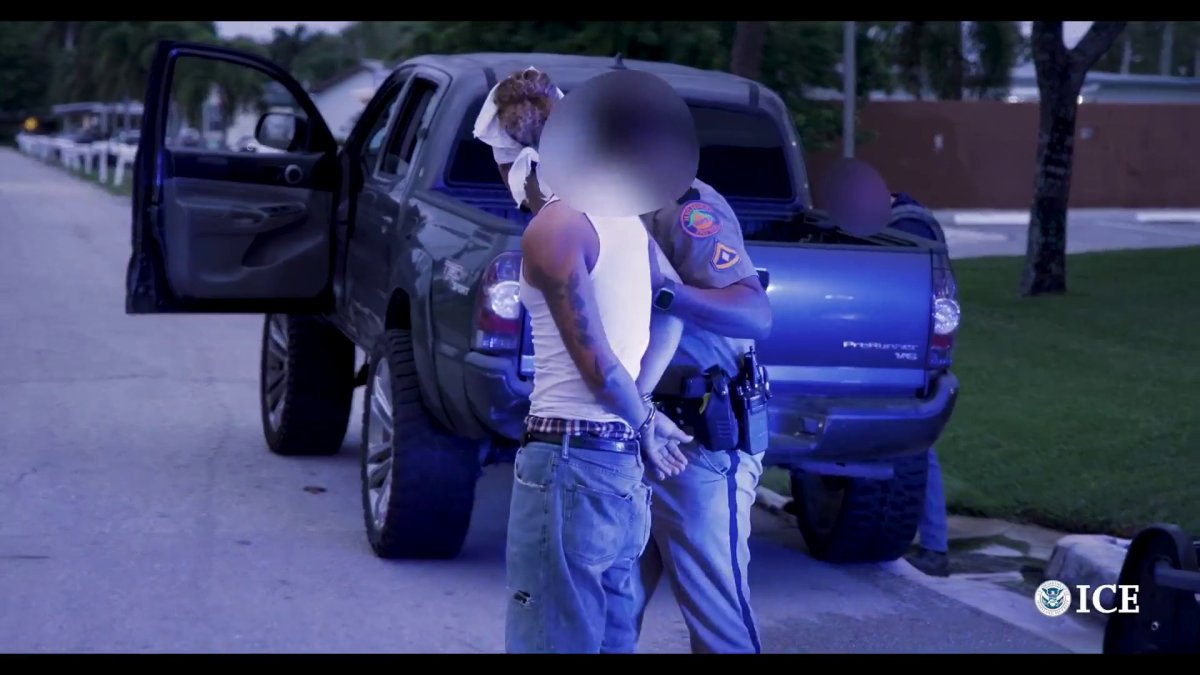 Video shows ICE taking down suspected MS-13 gang member in Palm Beach ...