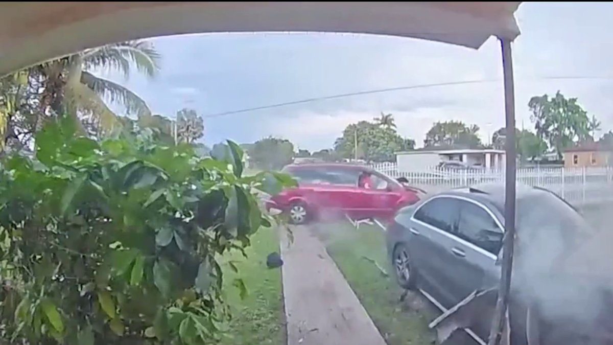 Surveillance video shows cars crashing into Richmond Heights home – NBC ...