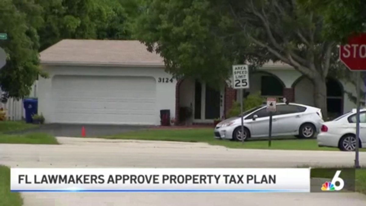 Florida lawmakers approve property tax plan – NBC 6 South Florida